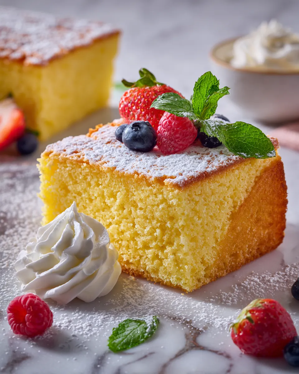 Delicioso pastel esponjoso español para celebrar